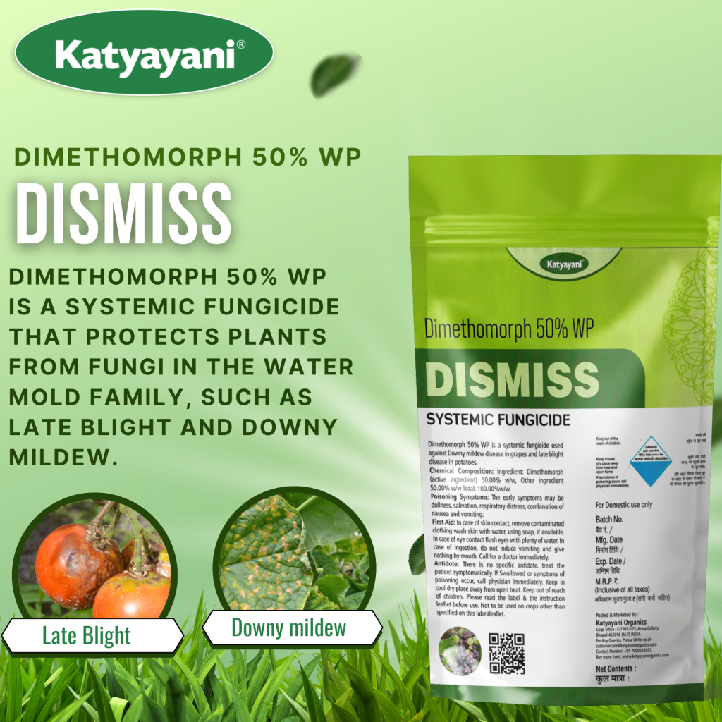 Dimethomorph 50 % WP- Katyayani DISMISS – Katyayani Organics