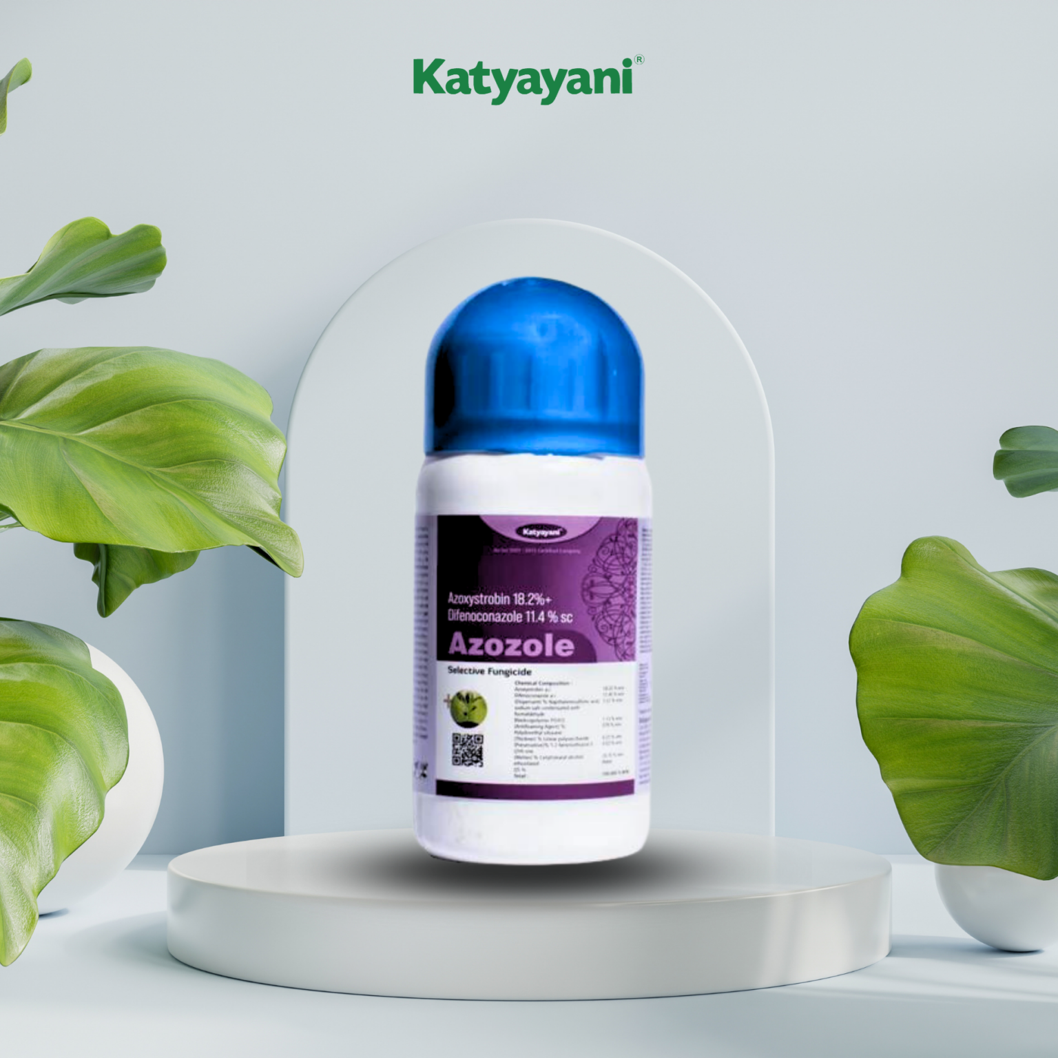 Azoxystrobin 18.2 % + difenoconazole 11.4 % SC- AZOZOLE – Katyayani ...