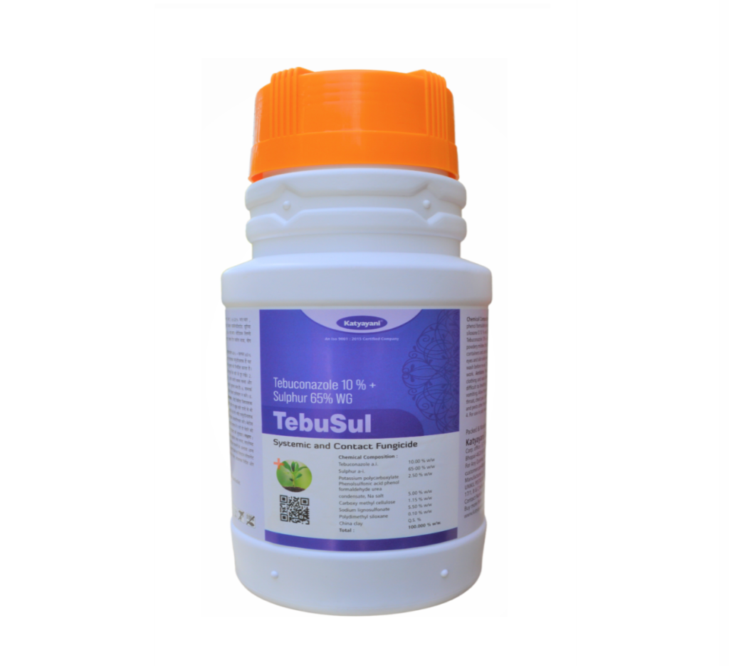 Tebuconazole 10 % + sulphur 65 % wg TEBUSUL – Katyayani Organics