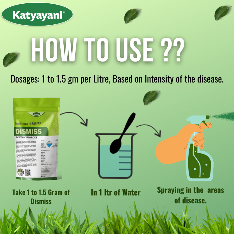 Dimethomorph 50 % WP- Katyayani DISMISS – Katyayani Organics