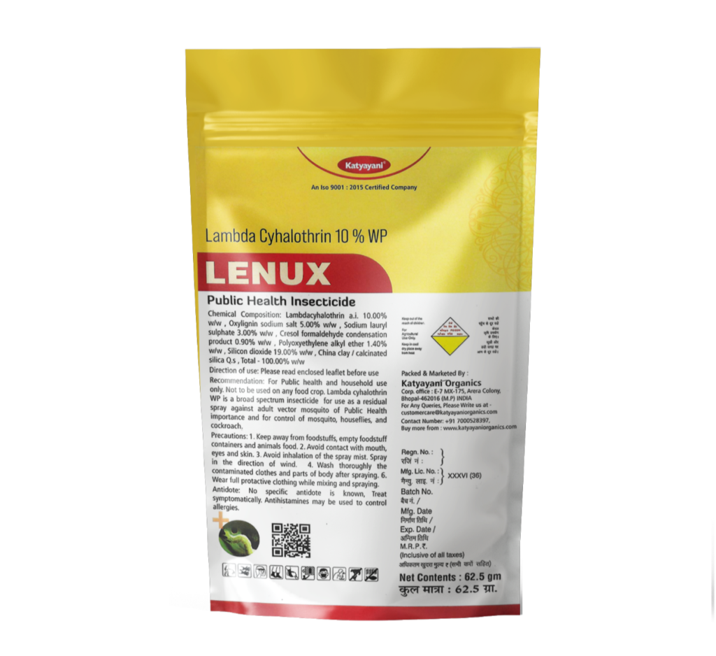 Lenux – Lambdacylhalothrin 10% WP – Katyayani Organics