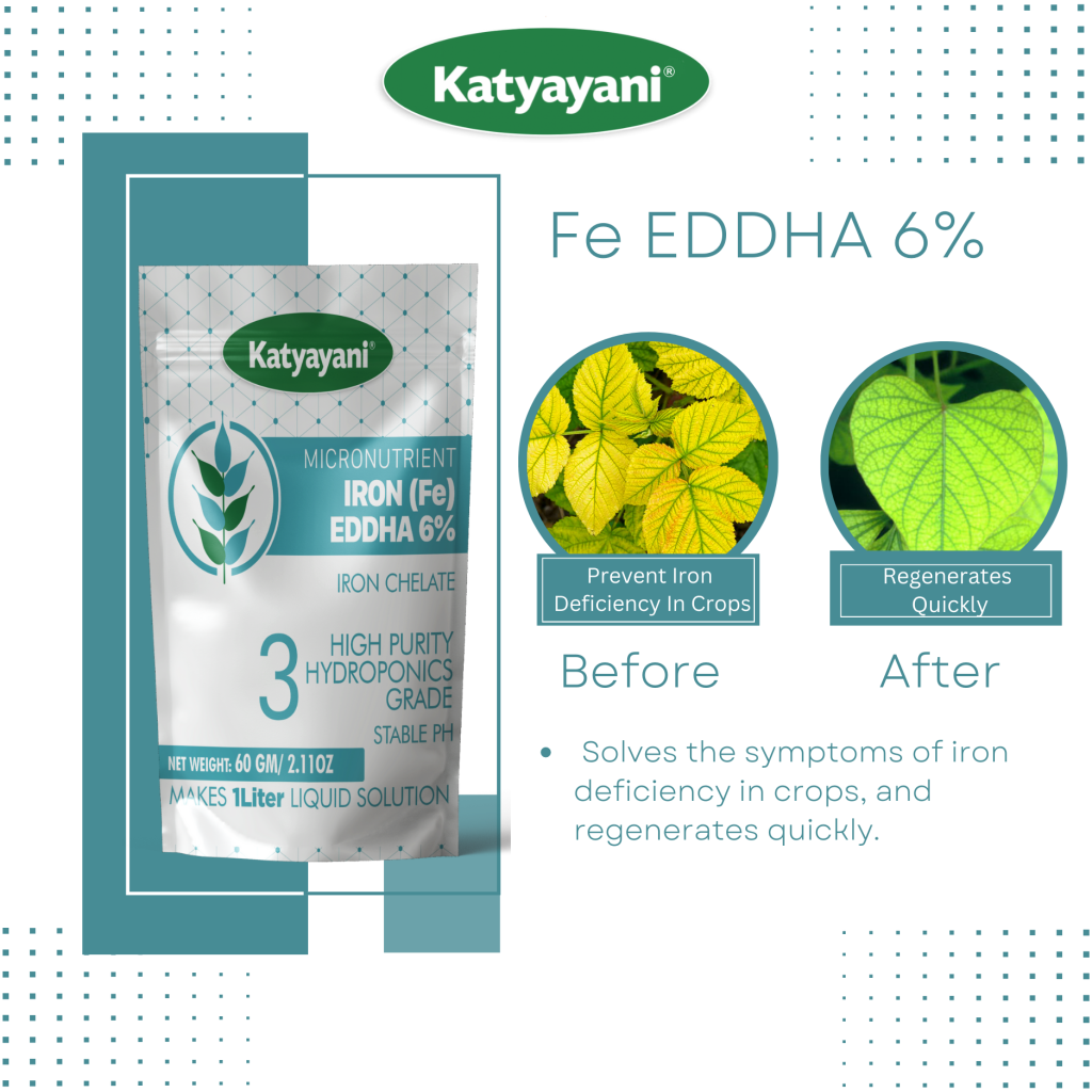 Fe EDDHA ( Iron Chelate ) Micronutrient – Katyayani Organics