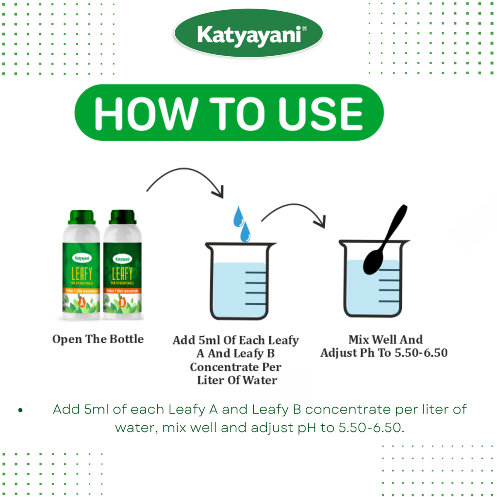 Hydroponic Nutrients LEAFY – 400 – Katyayani Organics